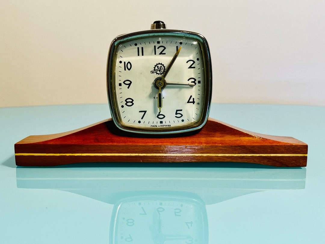 Retro Deco Charm: Midcentury Antique Alarm Clock by Victoria of 4 ...