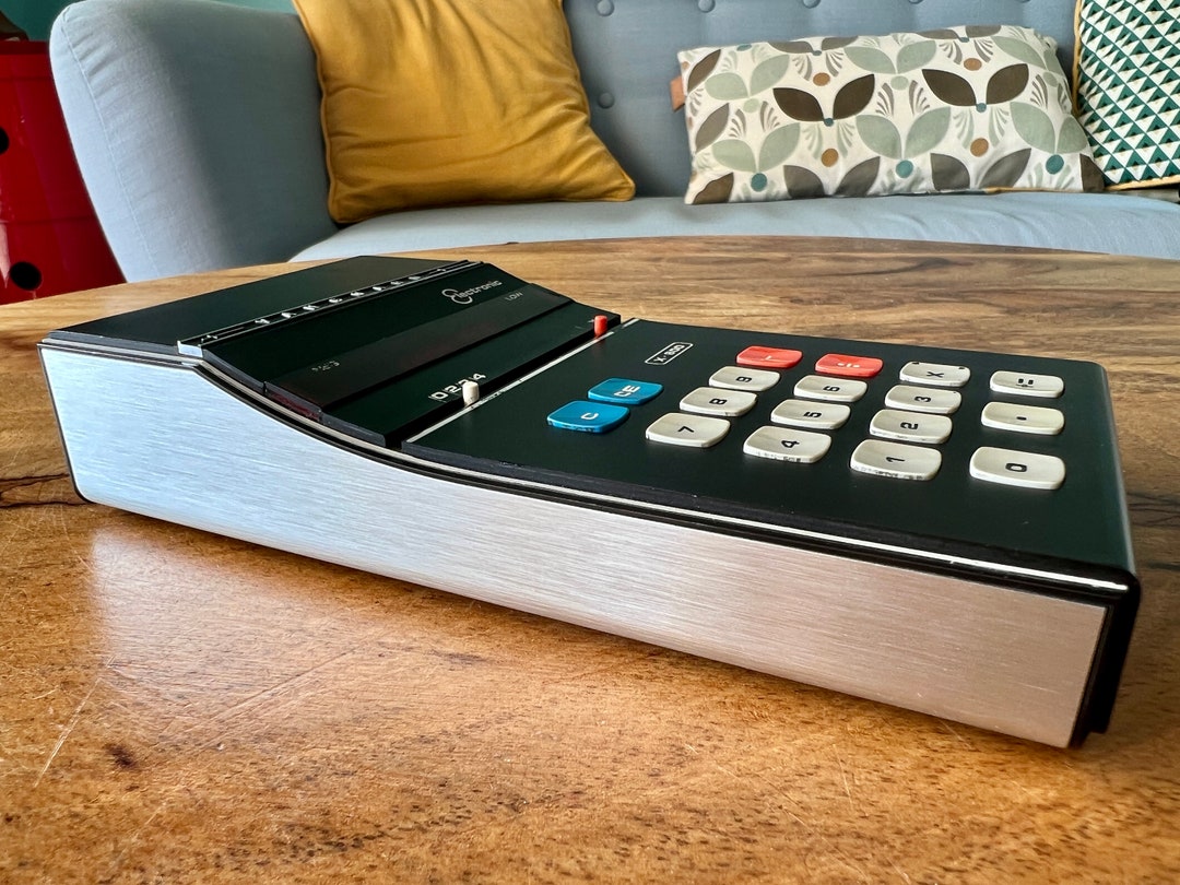 Vintage Desktop Calculator, 70s for Office Decoration - Etsy