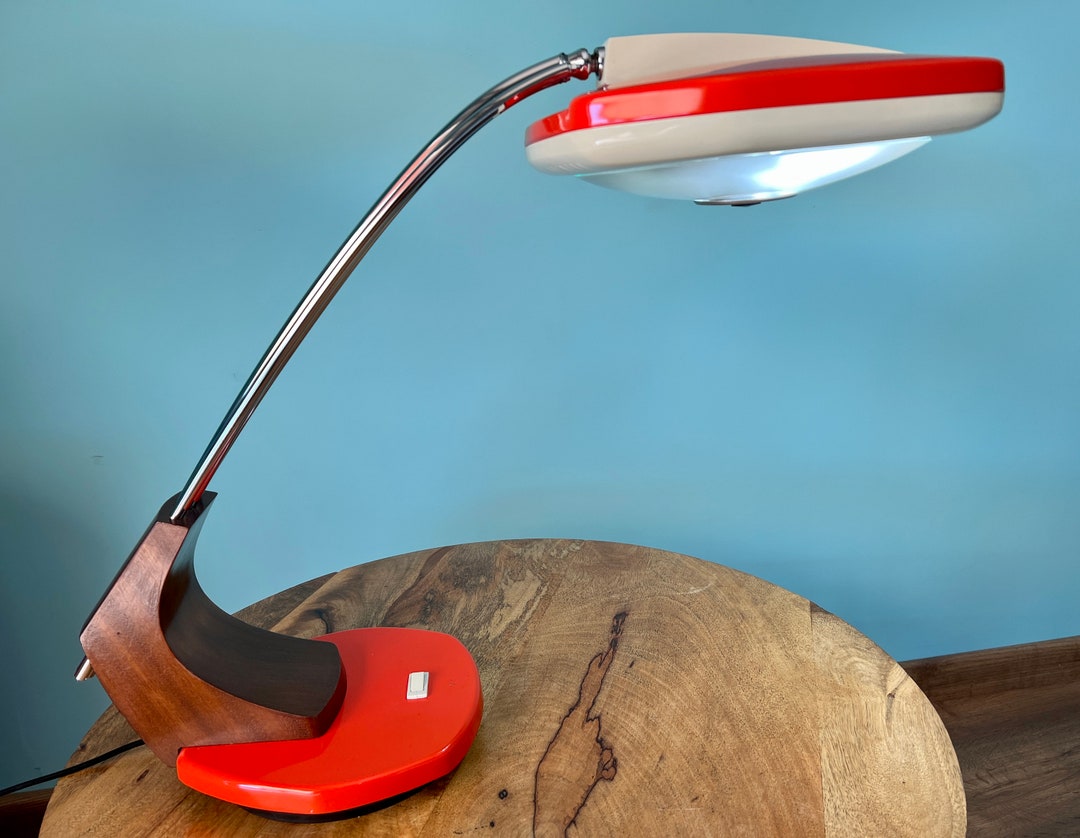 Vintage FASE Lamp: FALUX Model - Retro 70's Spanish Industrial Design ...