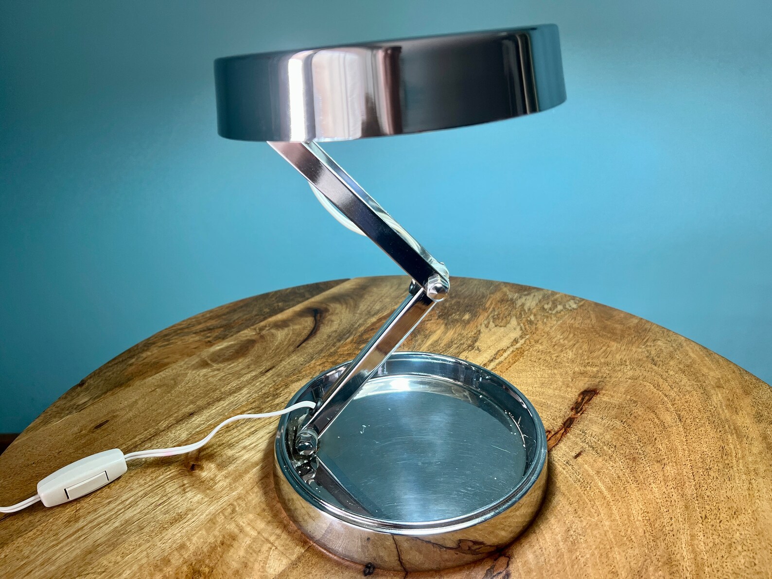 Mid Century Vintage Flexo Lamp From the 70s GEI Design, Spanish Chrome ...