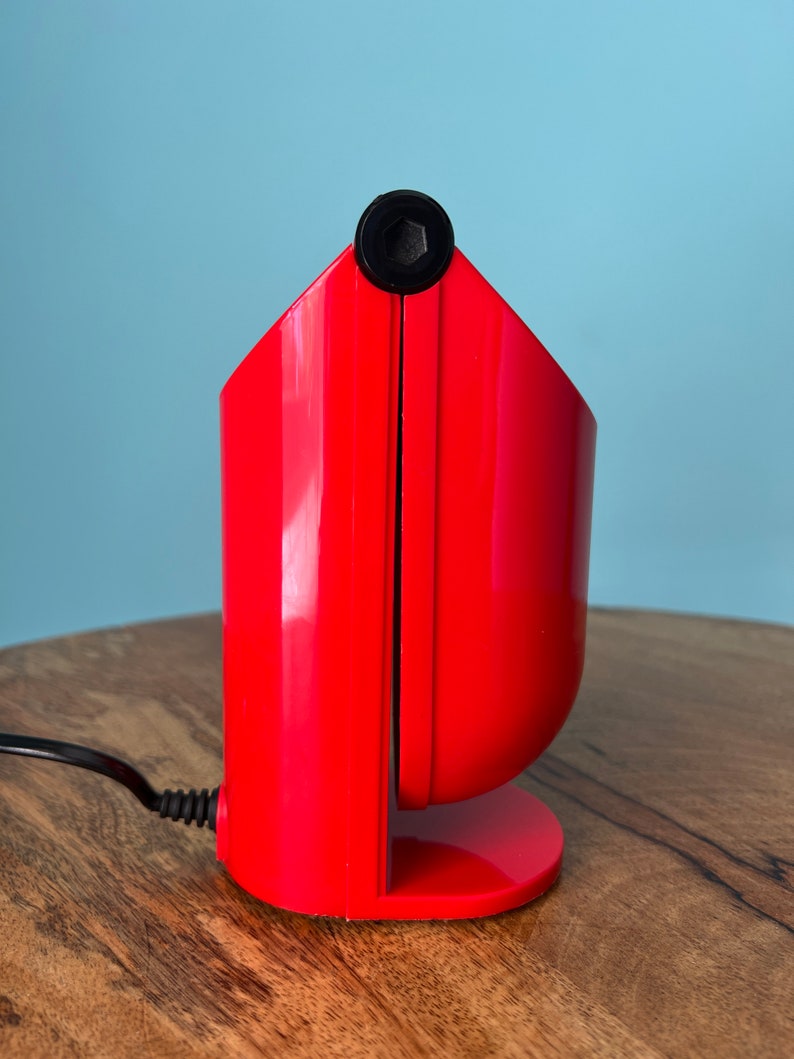 Vintage Fase Bambino Folding Flexo Table Desk Lamp in Light Red - 80s ...