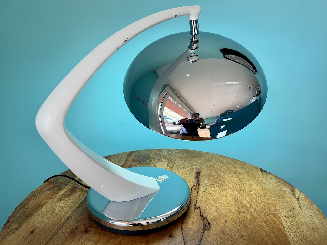 Mid-century Modern FASE Boomerang 64 Desk Lamp With Swivel Base ...