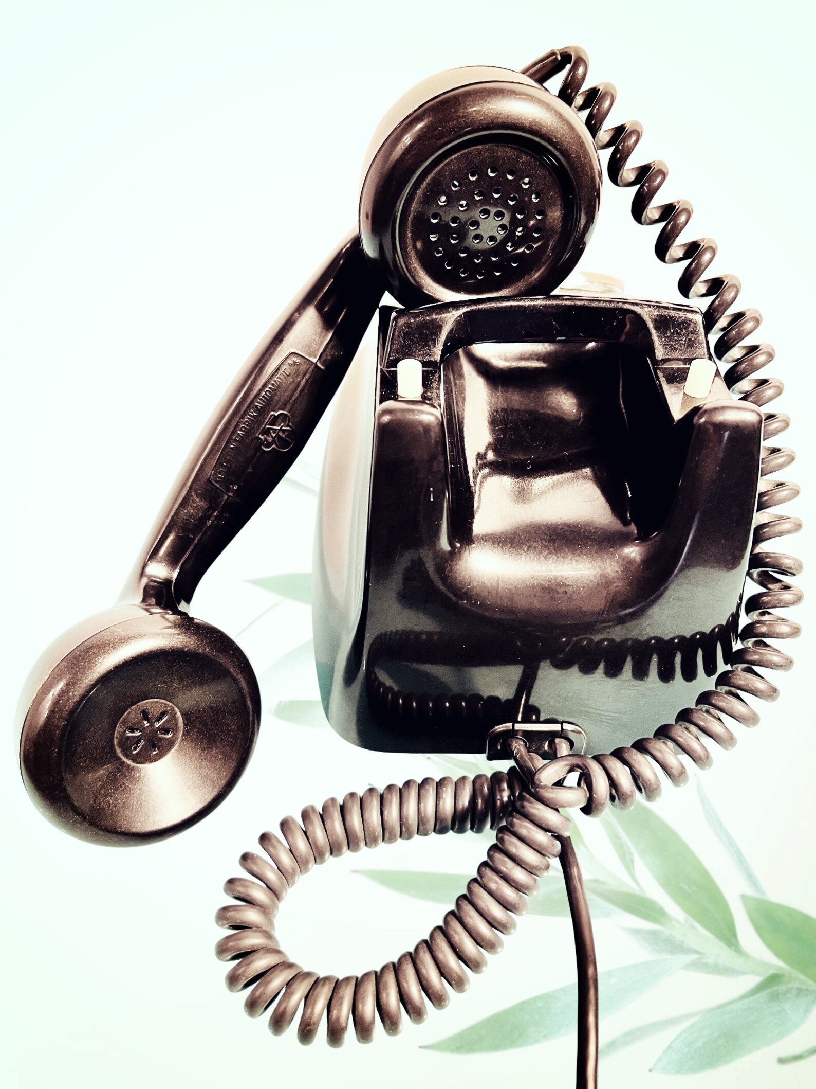 Vintage 1950s German Bakelite Telephone With Alphanumeric Keypad ...