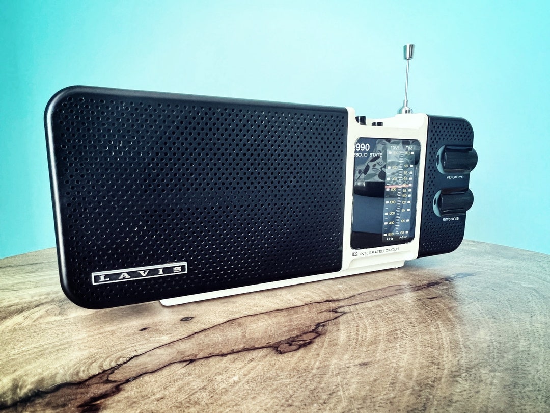 Vintage Radio LAVIS Model 990 - AM/FM, Made in Spain 1974 - Midcentury ...