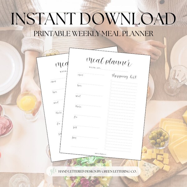 Hand Lettered Menu - Etsy