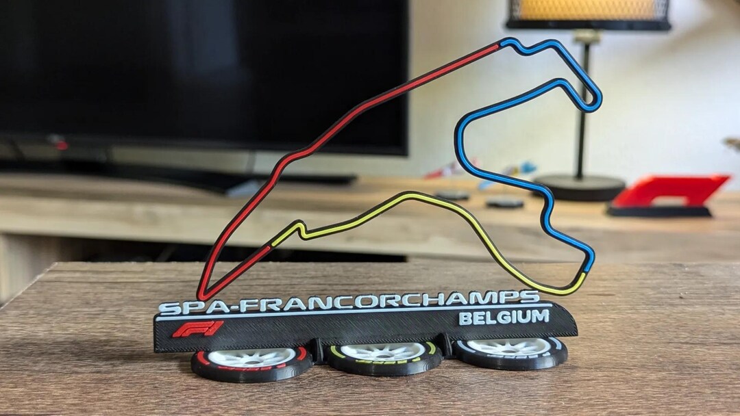 F1 2025 Tracks With Names and Sectors Desk Art Complete Collection - Etsy