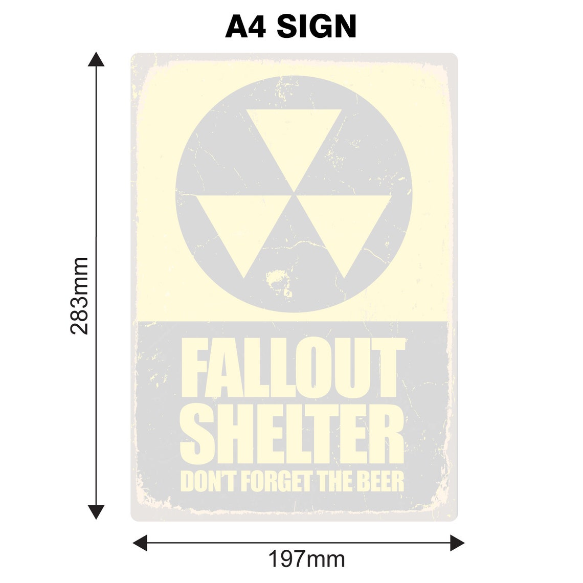 Fallout Shelter Funny Man Cave Sign: Game Room Decor - Etsy