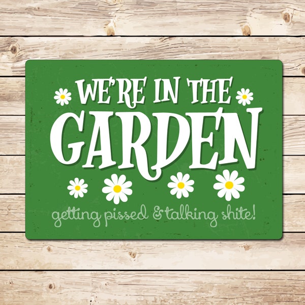 Funny Garden Signs - Etsy