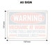 Warning Mechanic at Work Funny Garage Sign, Garage Decor, Classic Car ...