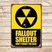 Fallout Shelter Funny Man Cave Sign, Game Room, Bar Garden Pub Shed ...
