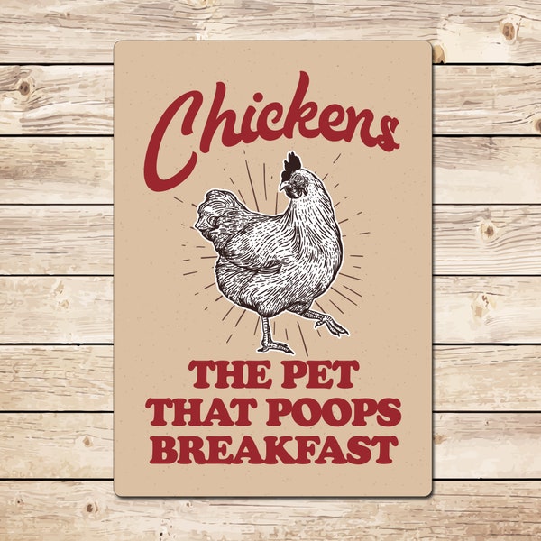 Chicken Poop Sign - Etsy