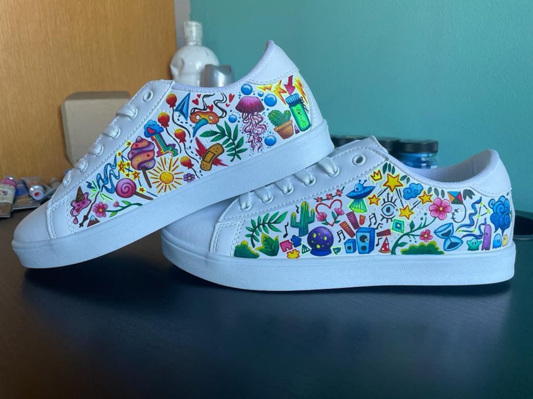 Custom Doodle Shoes - Etsy