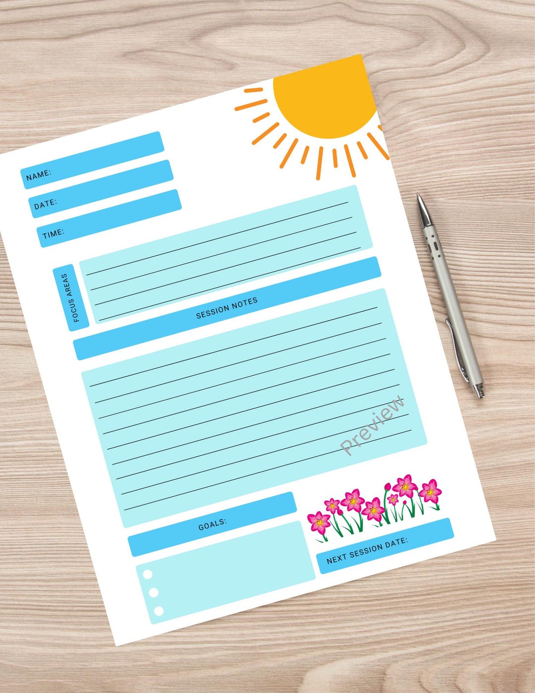 Therapy Intake Packet for Private Practices | Therapy Session Note ...