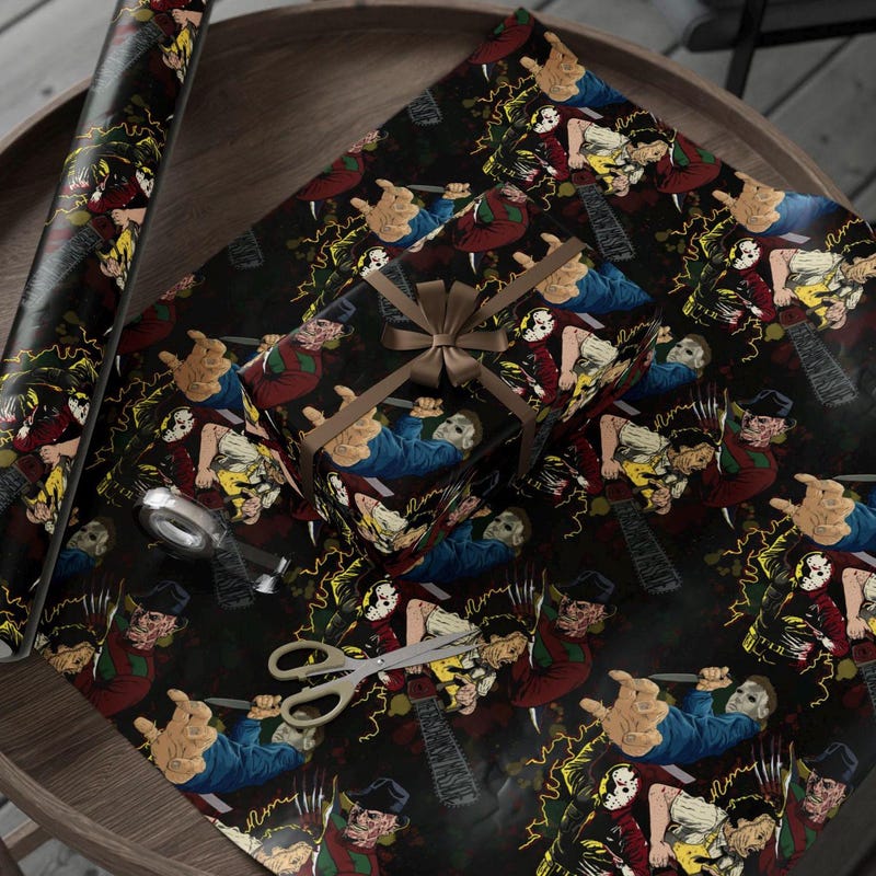 Spooky Wrapping Paper - Etsy