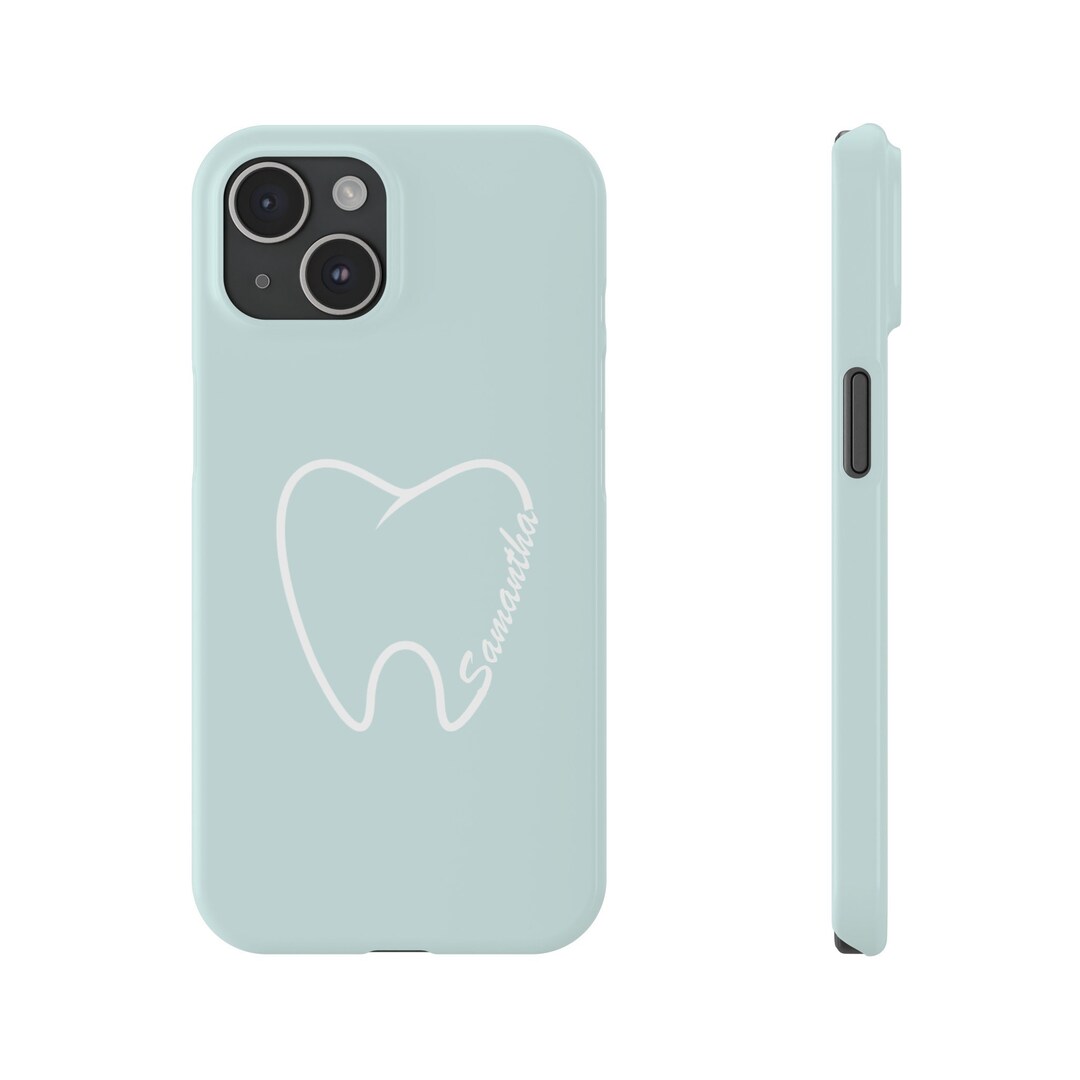 Personalized Dentist Gift, Dentist Tooth Phone Case With Custom Name ...