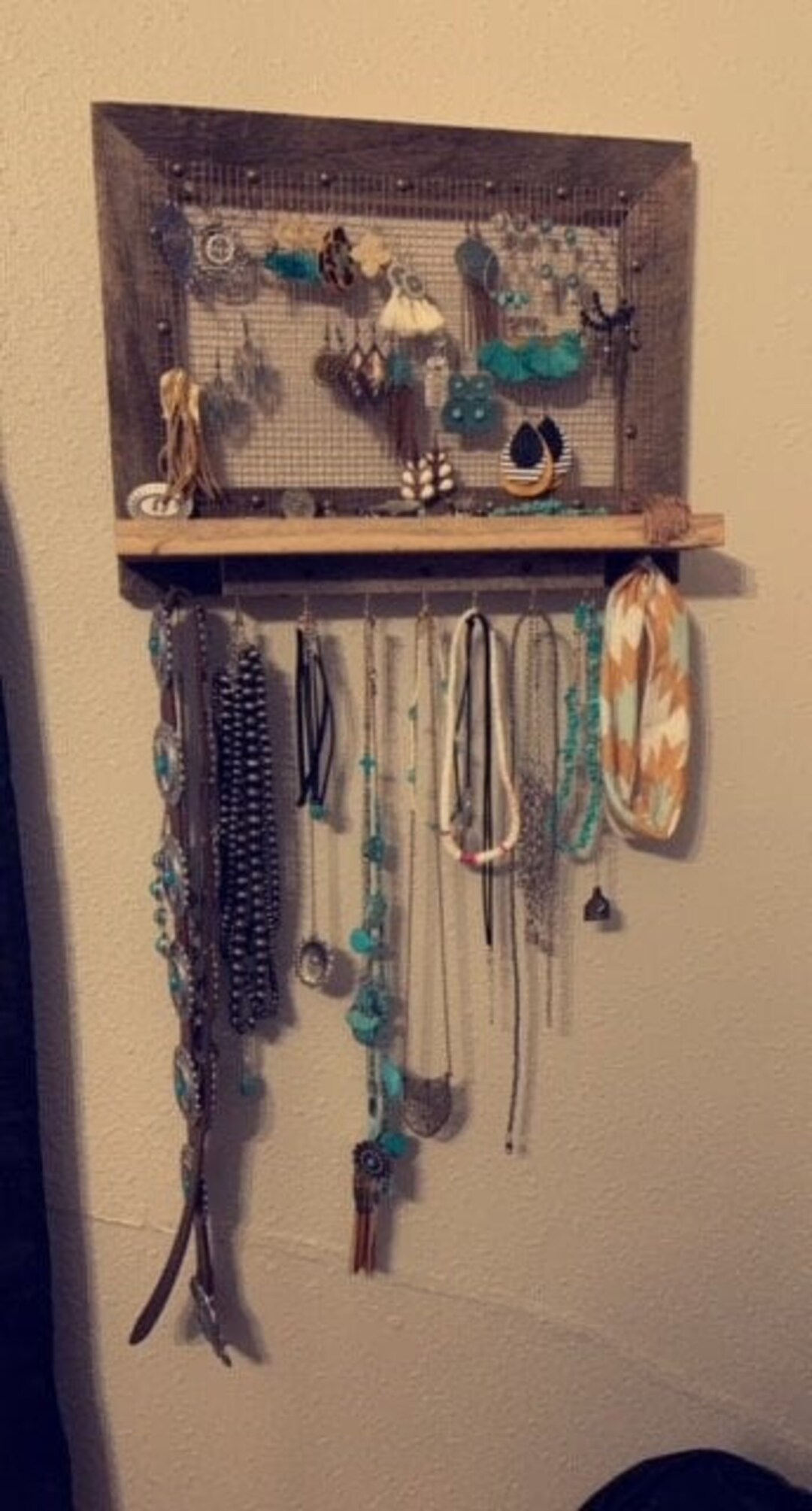 Rustic Jewelry Holder - Etsy