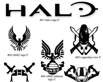Craft Supplies & Tools Halo svg Master Chief Halo svg cricut file Home ...