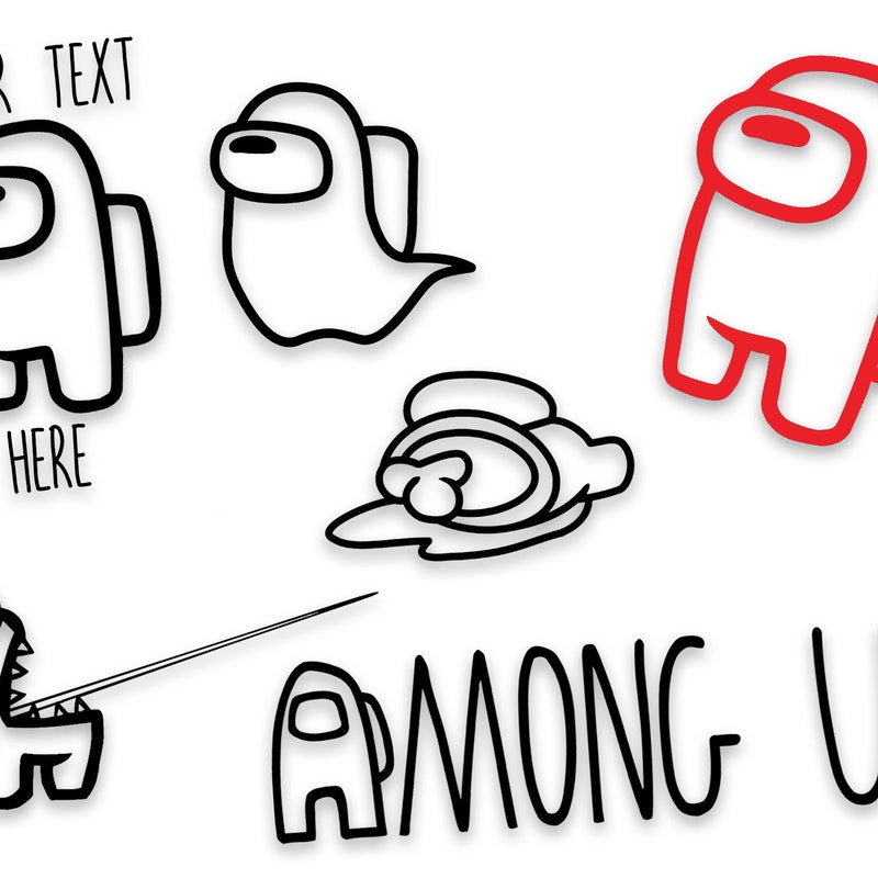 Among Us Sticker - Etsy