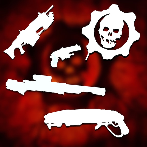 Gears of War Stickers - Etsy