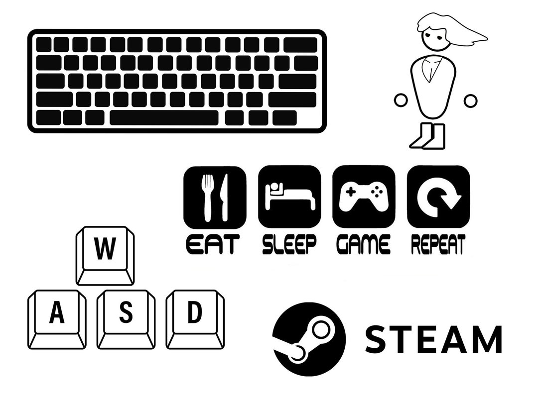 PC Master Race Vinyl Decals - Etsy
