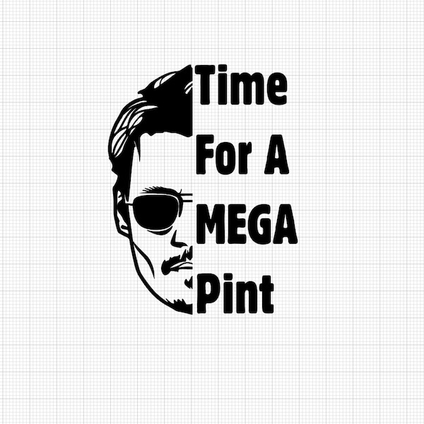 Johnny Depp Mega Pint Decal - Etsy