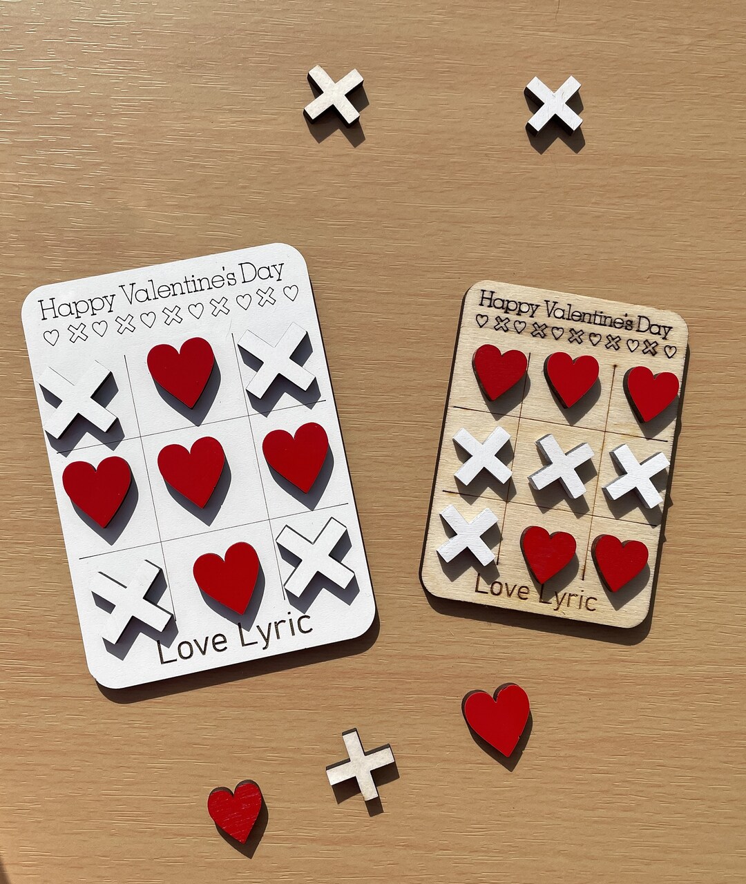 Valentines Tic Tac Toe, Personalized Gifts, Valentine Tic Tac Toe ...