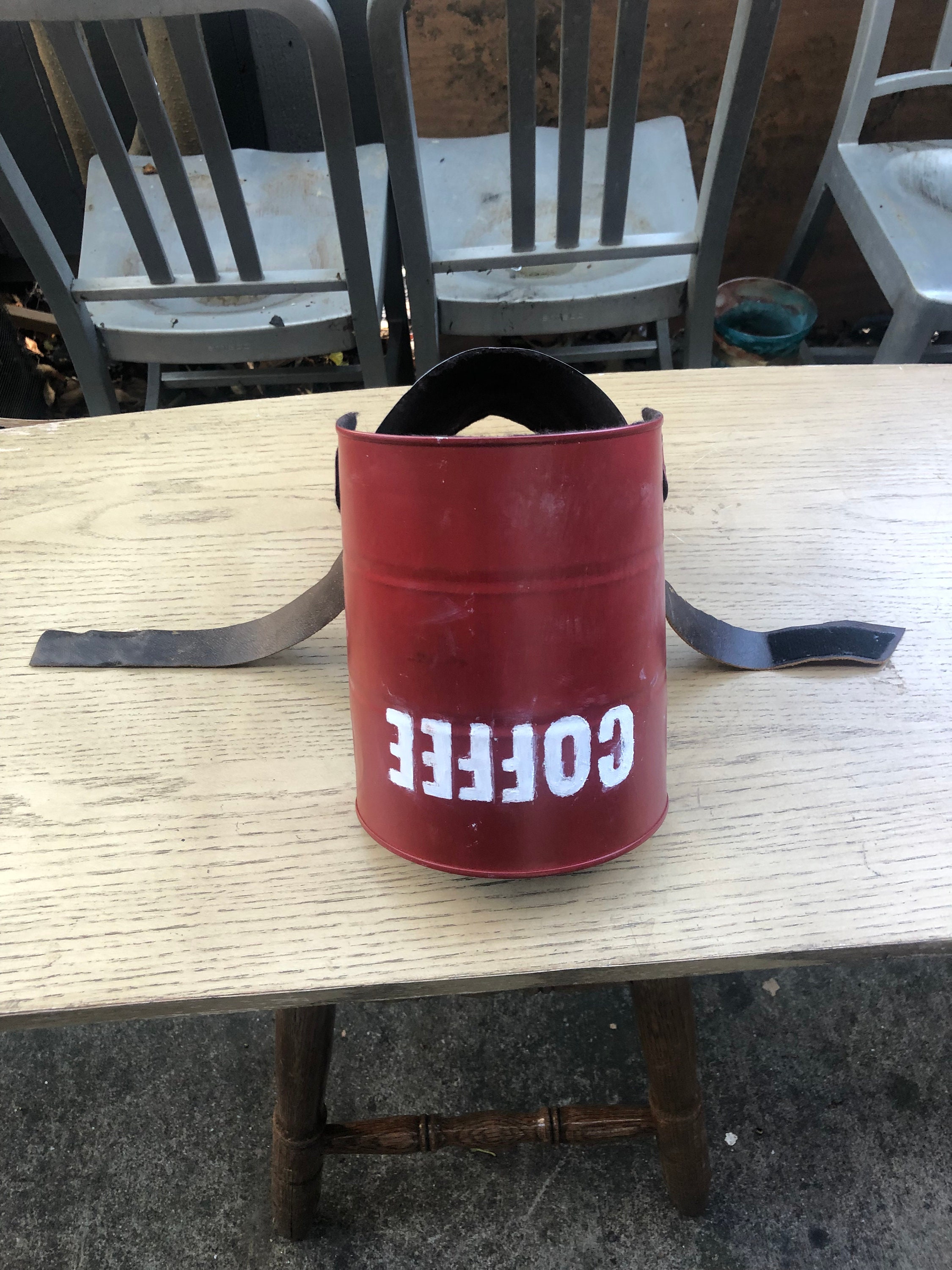 Rust Coffee Can Helmet - Etsy