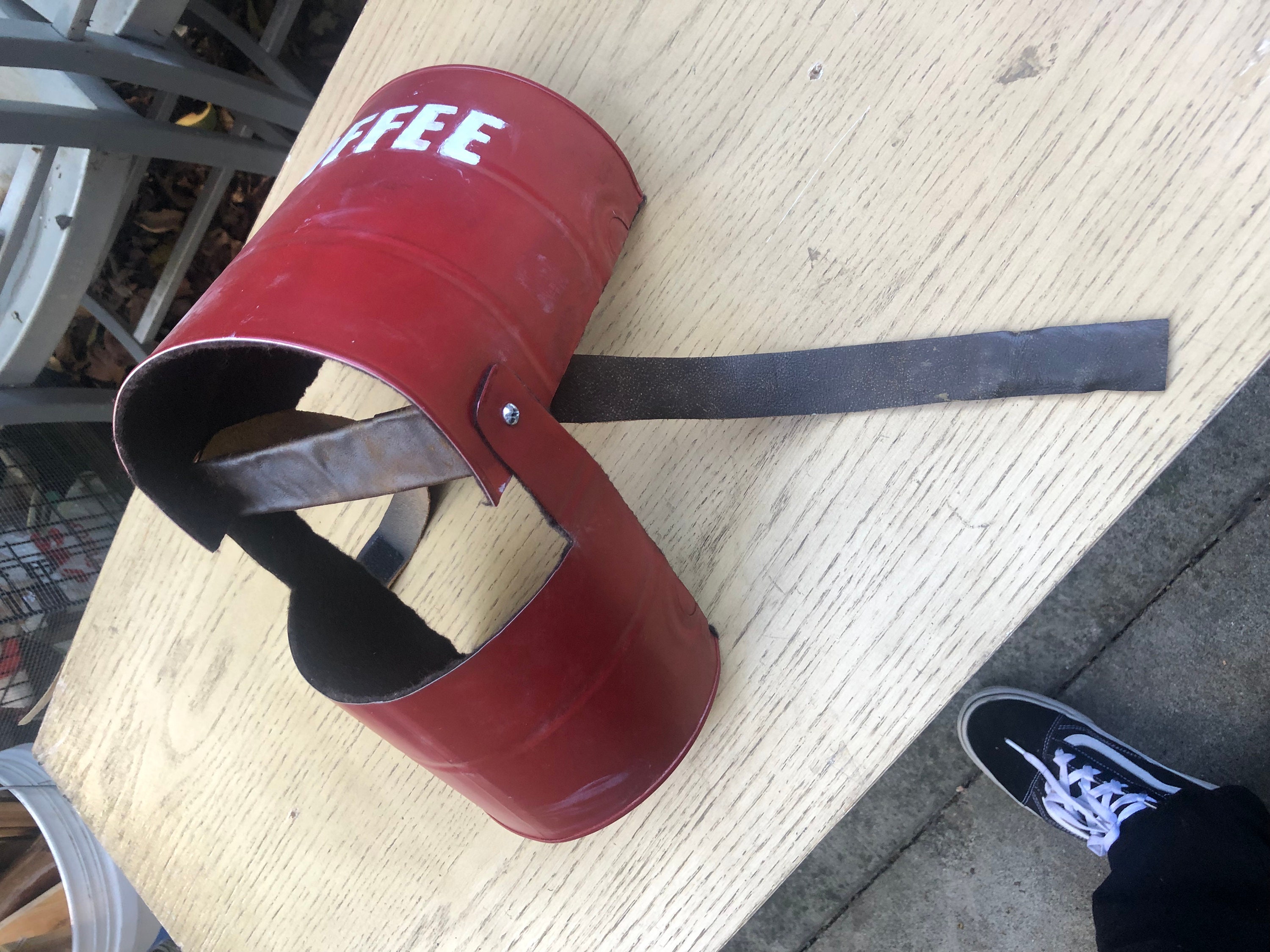 Rust Coffee Can Helmet - Etsy