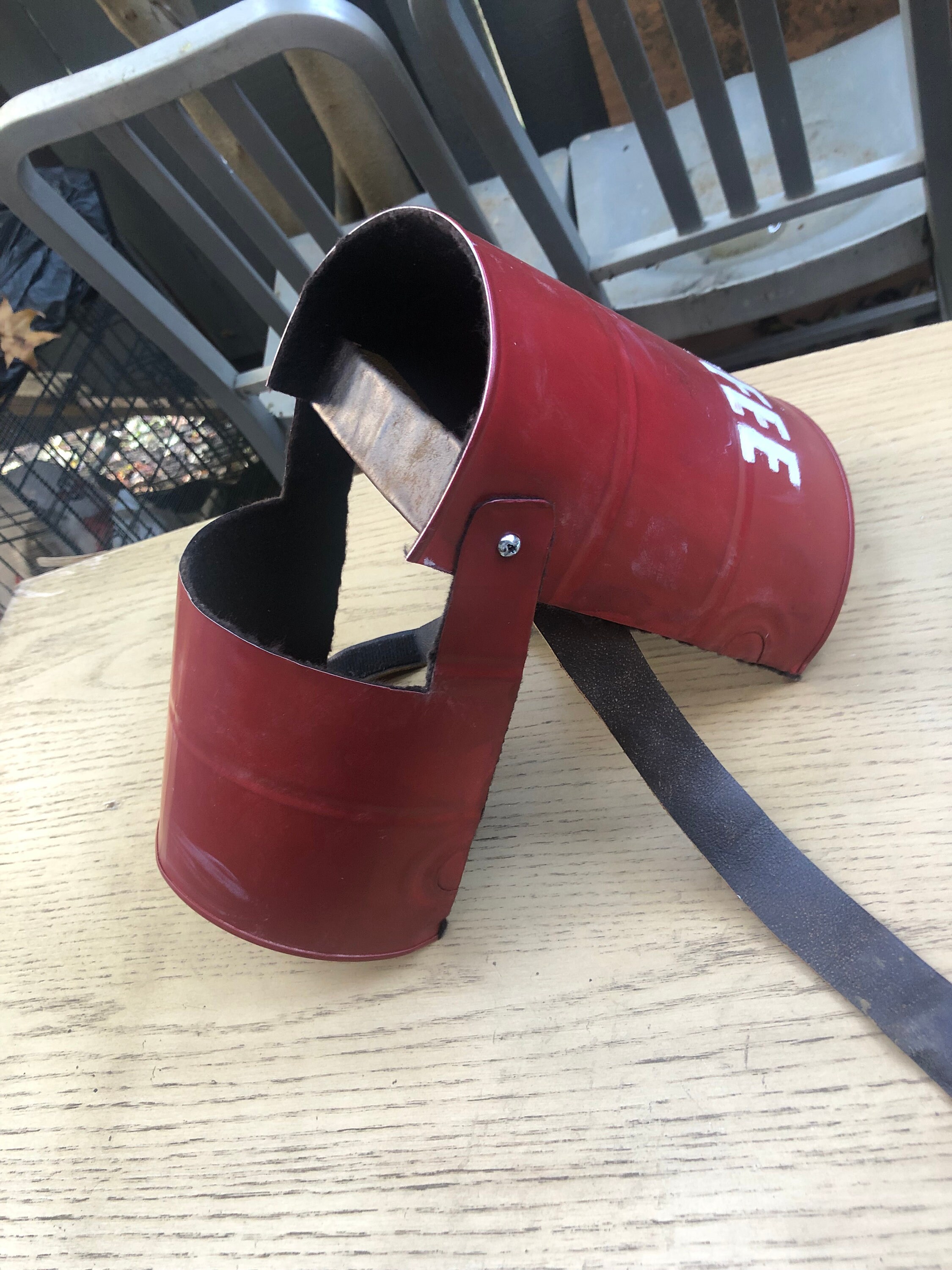 Rust Coffee Can Helmet - Etsy