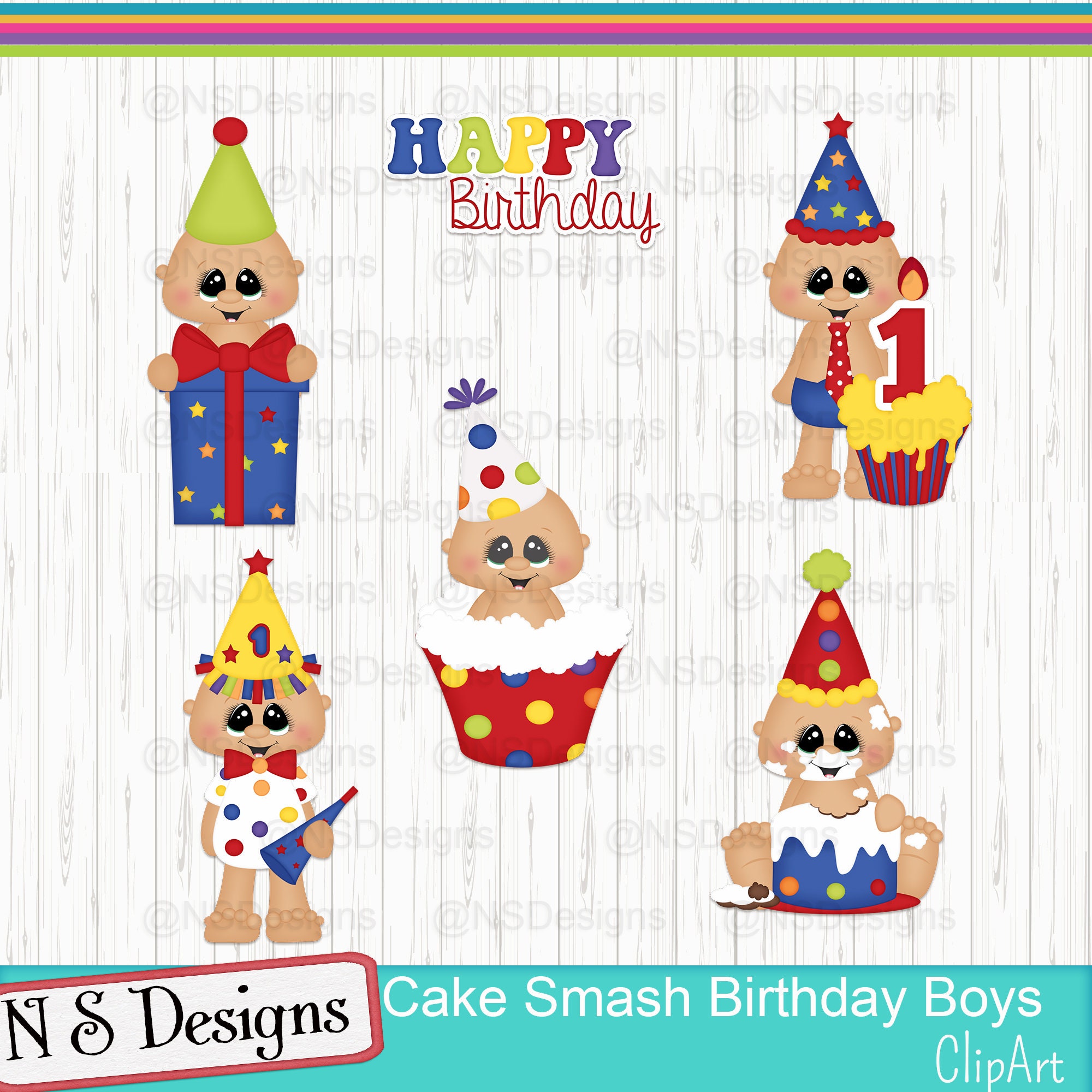 Smashed Cake Clipart