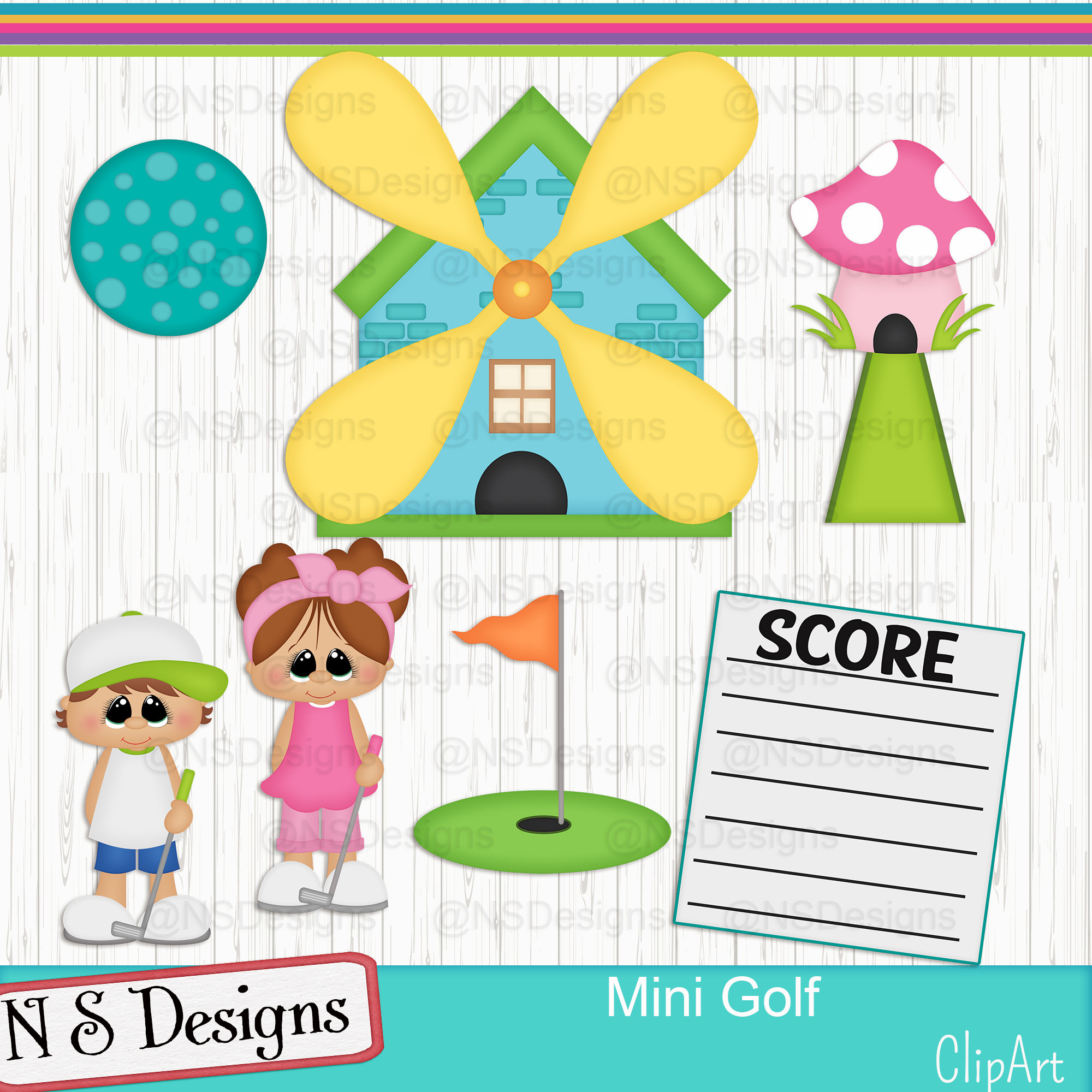 Putt Putt Golf Clip Art