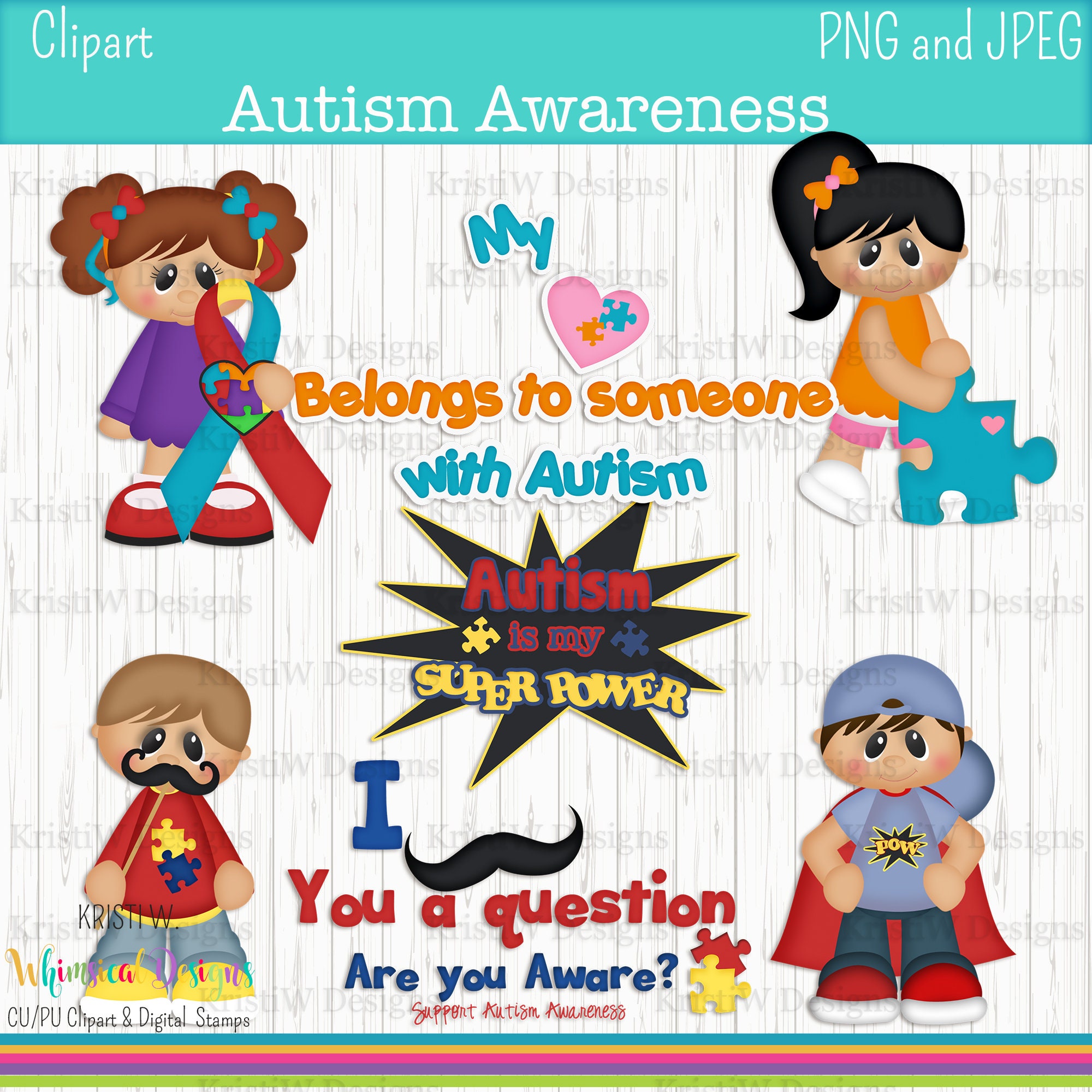 Autism Clip Art Graphics