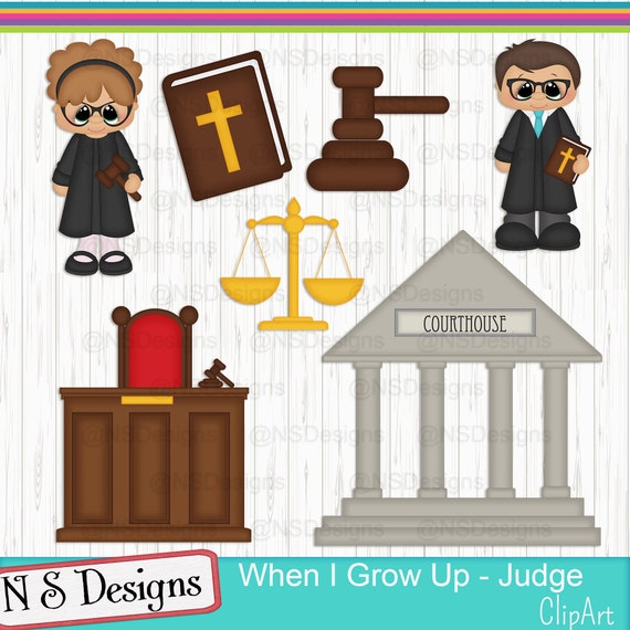 When I Grow up Judge 1 Clipart commercial Use Clipart - Etsy