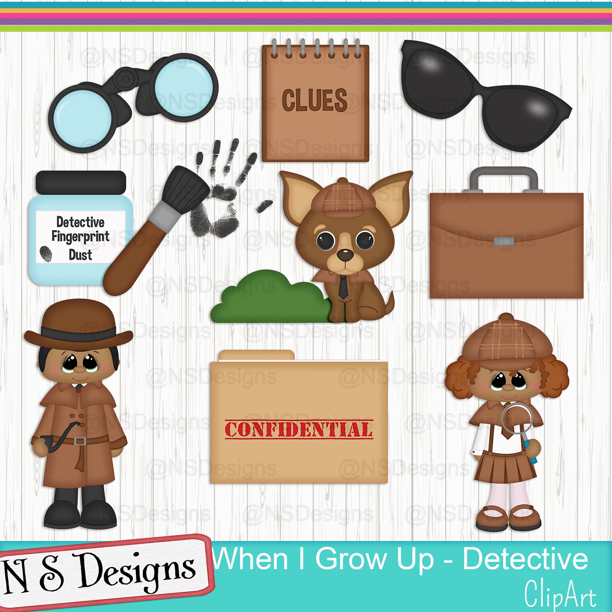 Dusting For Fingerprints Cartoon