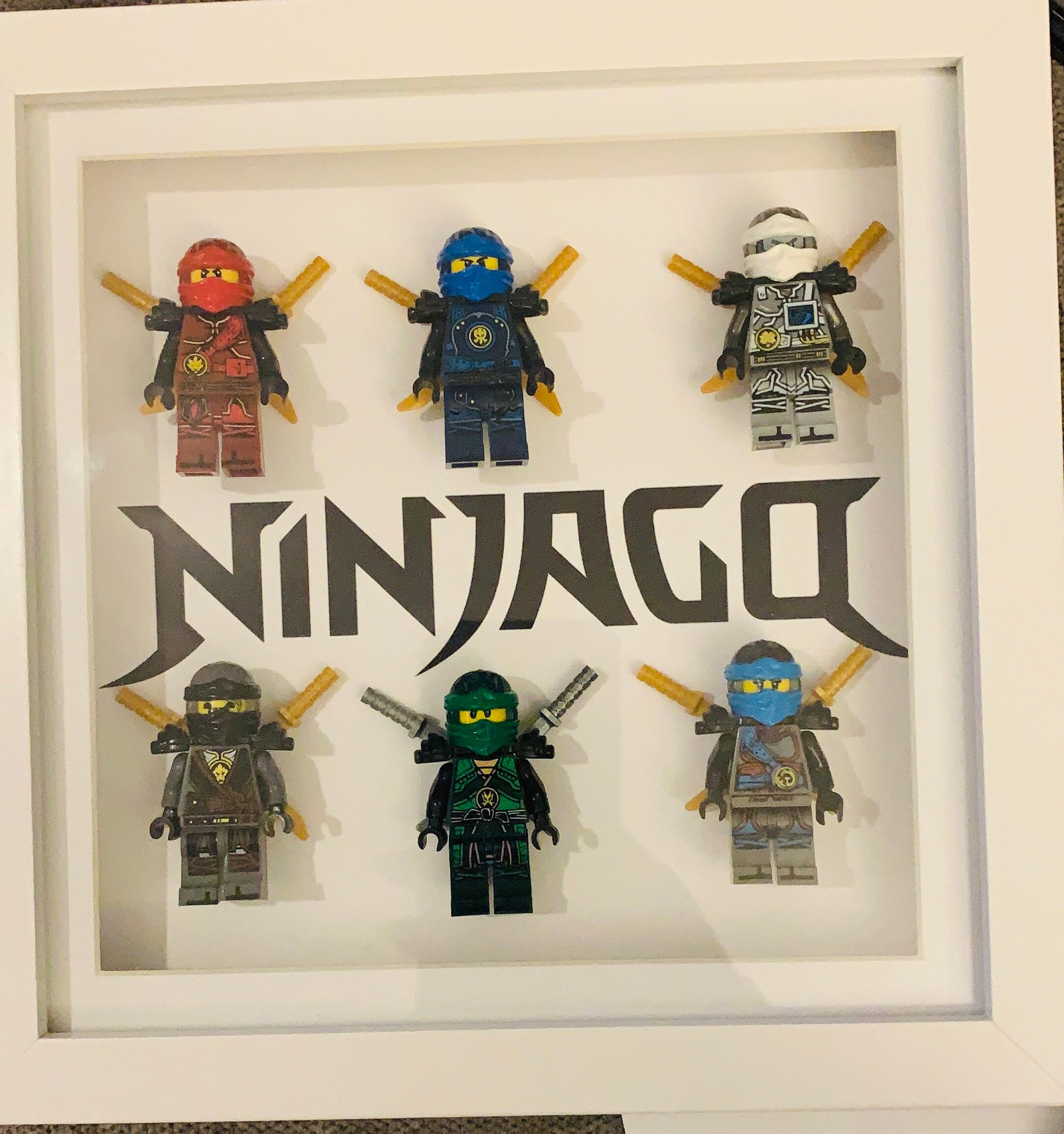 Customisable Ninjago Mini Figure Frames - Etsy