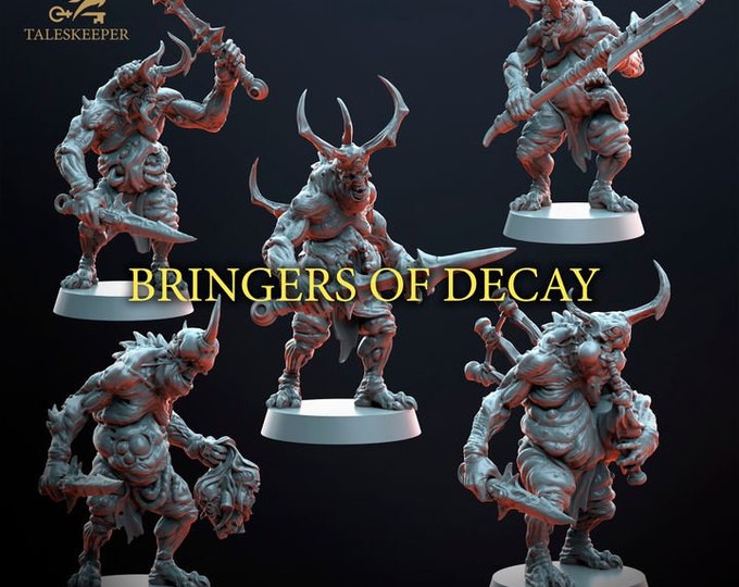 Bringers of Decay - Nurgle Demon Proxies by Taleskeeper - Tabletop ...