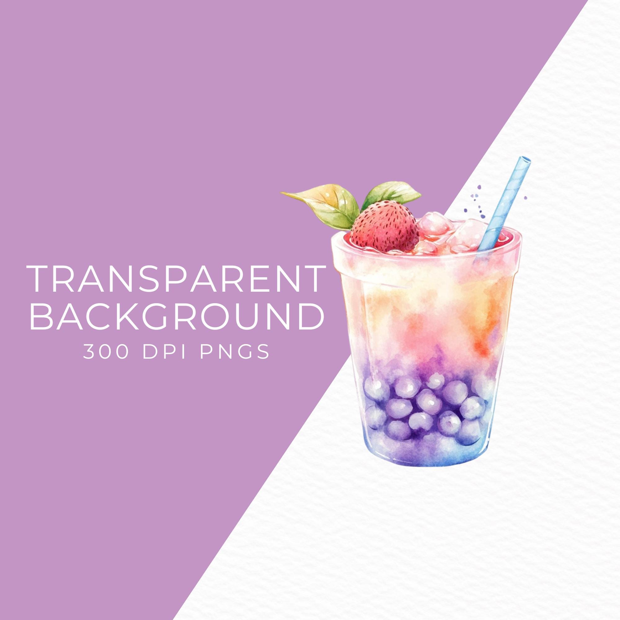 Bubble Tea Clipart, Kawaii Boba PNG, Cute Drink Illustration, Milk Tea ...