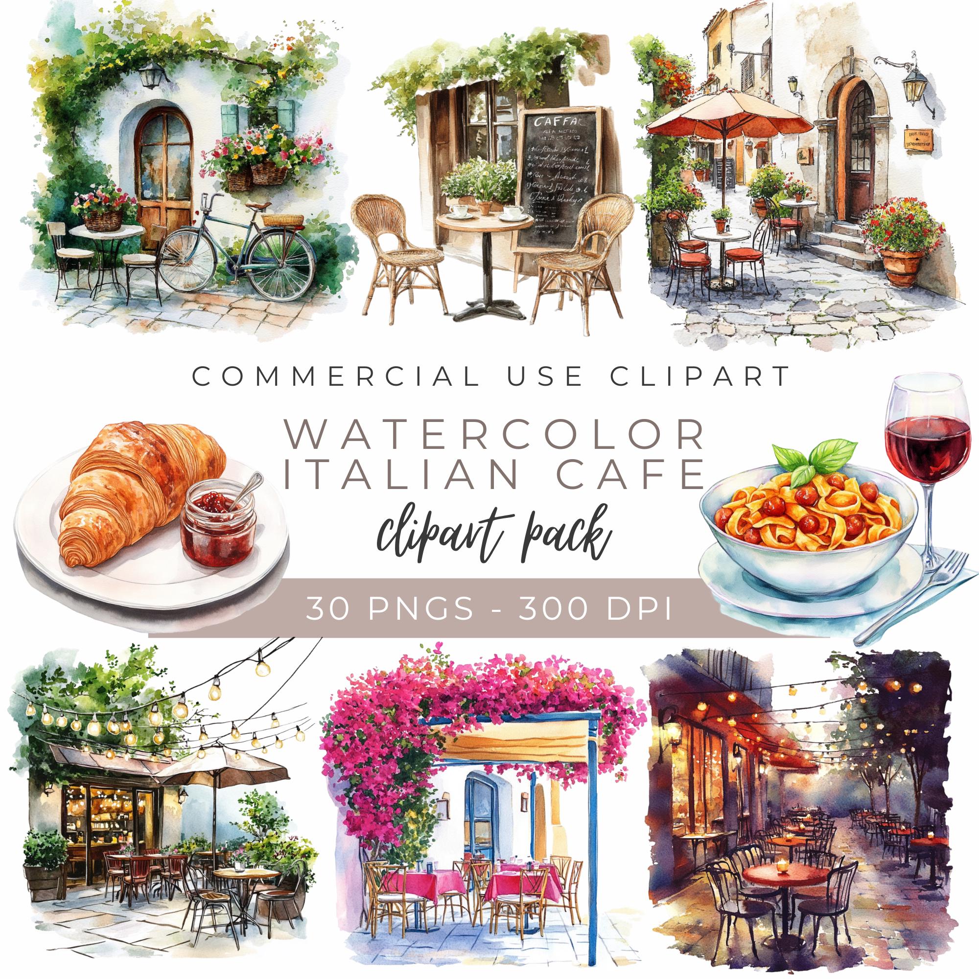 Italian Cafe Clipart