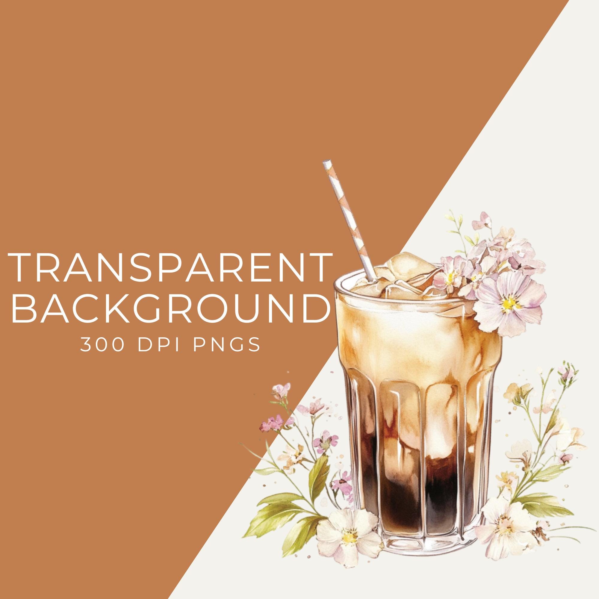 Coffee Lover Clipart Pack, Boho Coffee Illustrations, Watercolor Coffee ...