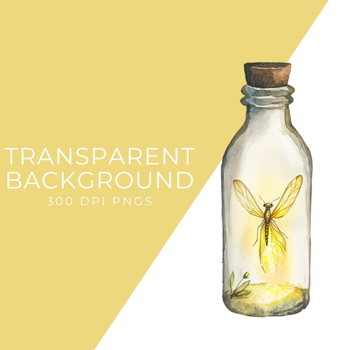 Firefly Clipart, Firefly PNG, Magical Forest Art, Lightning Bug ...