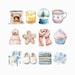Watercolor Pastel Cozy Winter Clipart, Holiday Art, Christmas Graphics ...