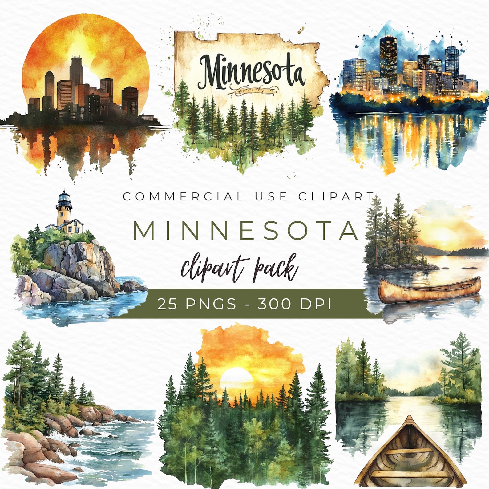 Minnesota Clipart, State Outline PNG, Minnesota Map Illustration ...