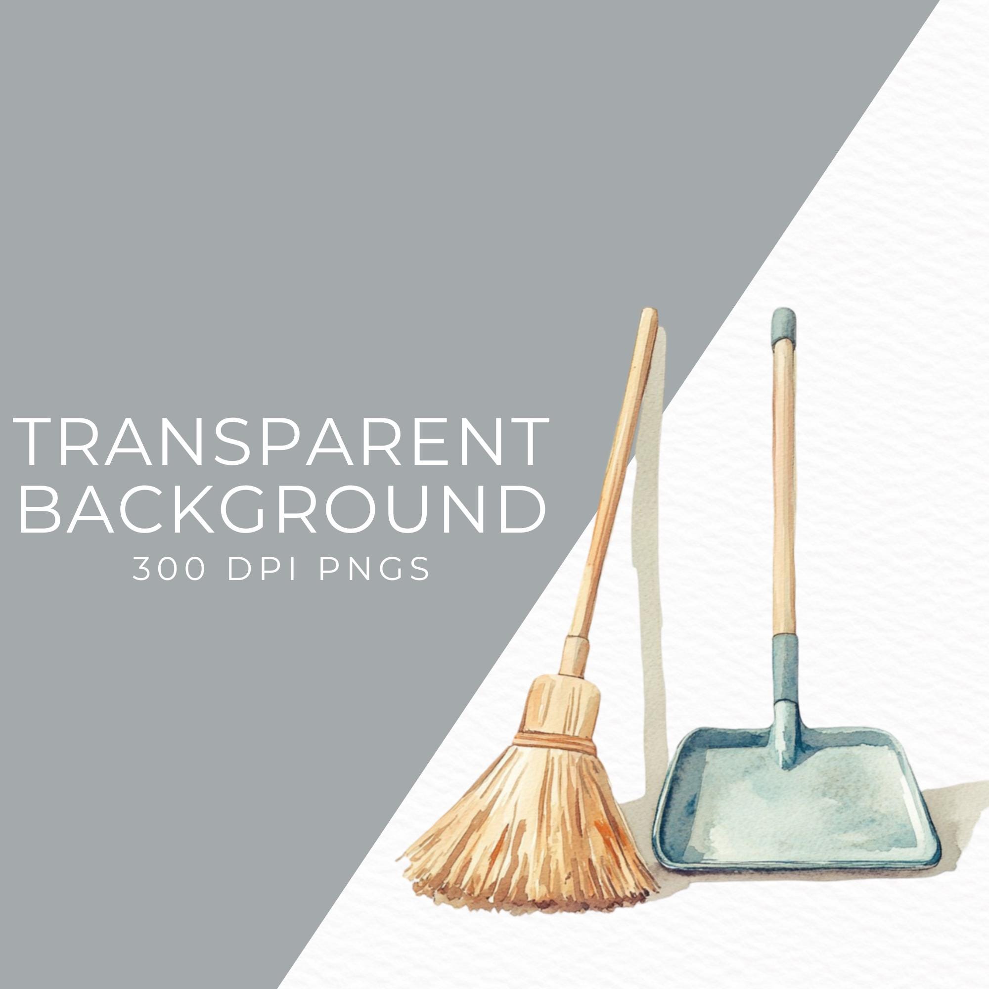 Watercolor Chores Clipart, Cleaning Supplies Art, Laundry Illustration ...