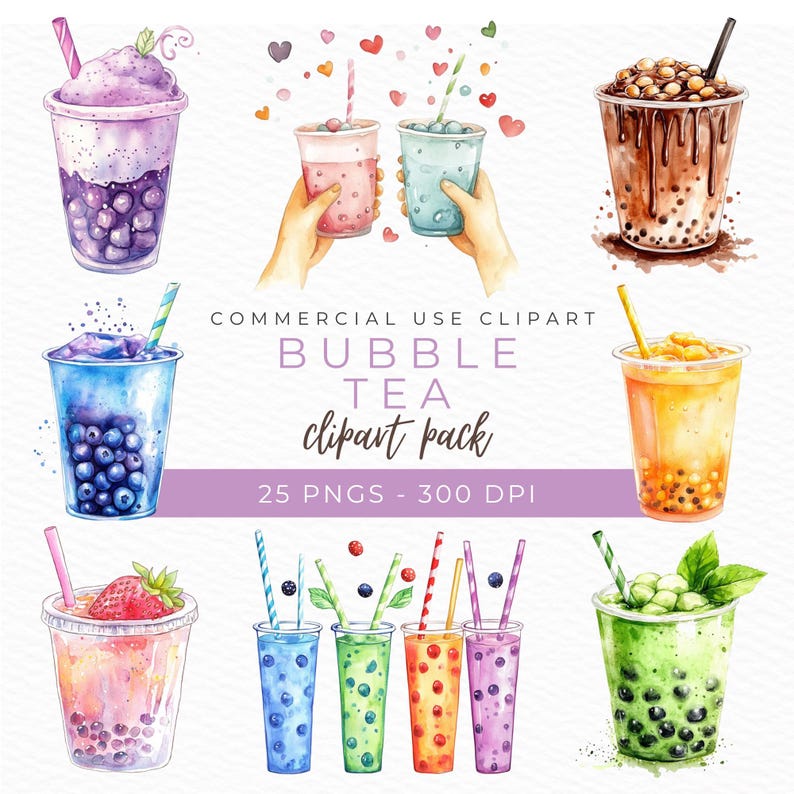Bubble Tea Clipart, Kawaii Boba PNG, Cute Drink Illustration, Milk Tea ...