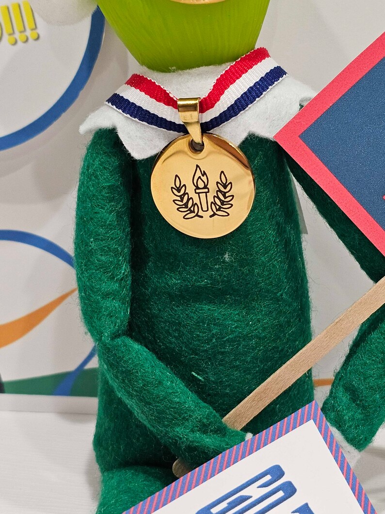Olympic Themed Elf Medal, Elf Olympics, Holiday Elf Activities, Elf ...