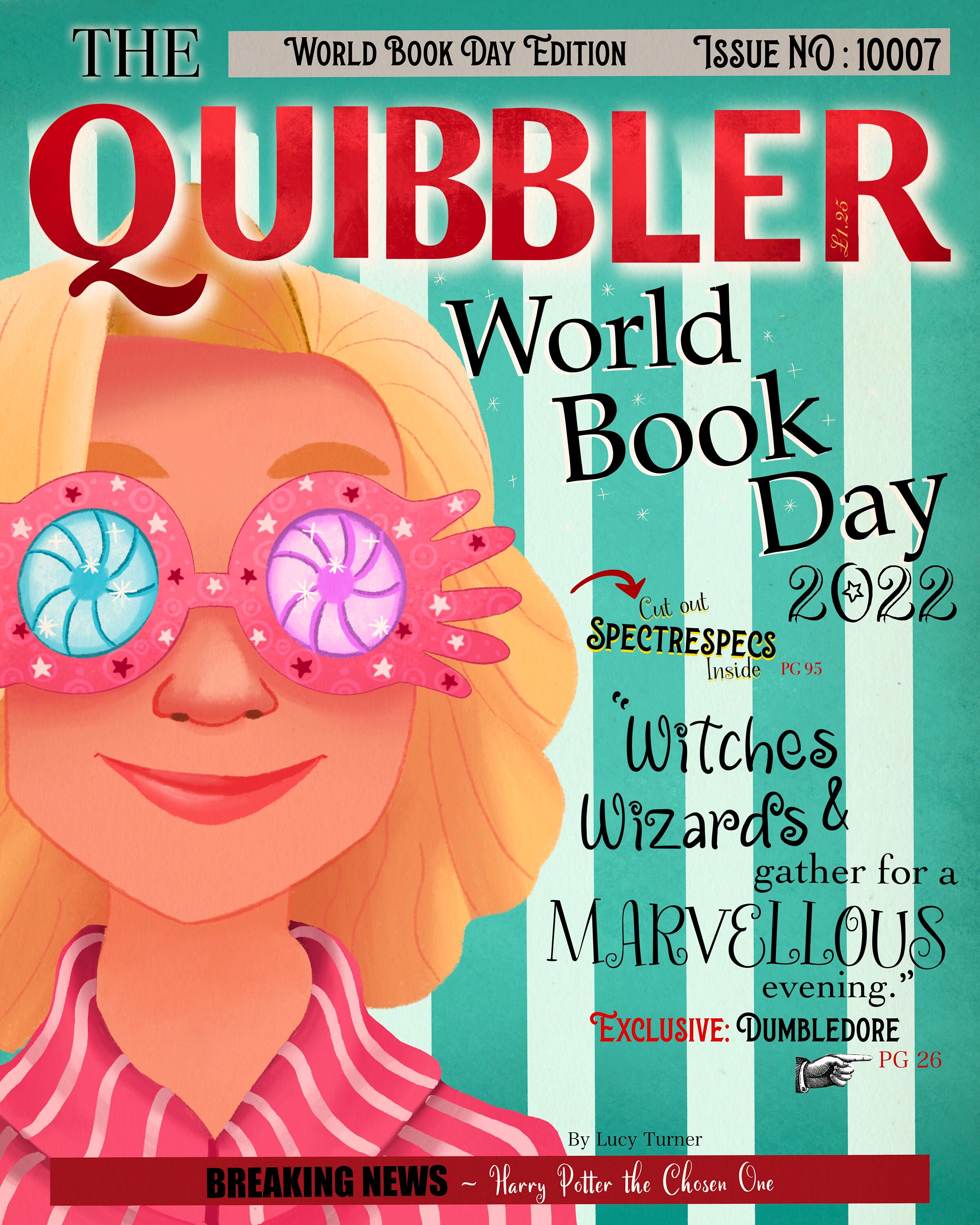 The Quibbler Magazine Cover personalised - Etsy