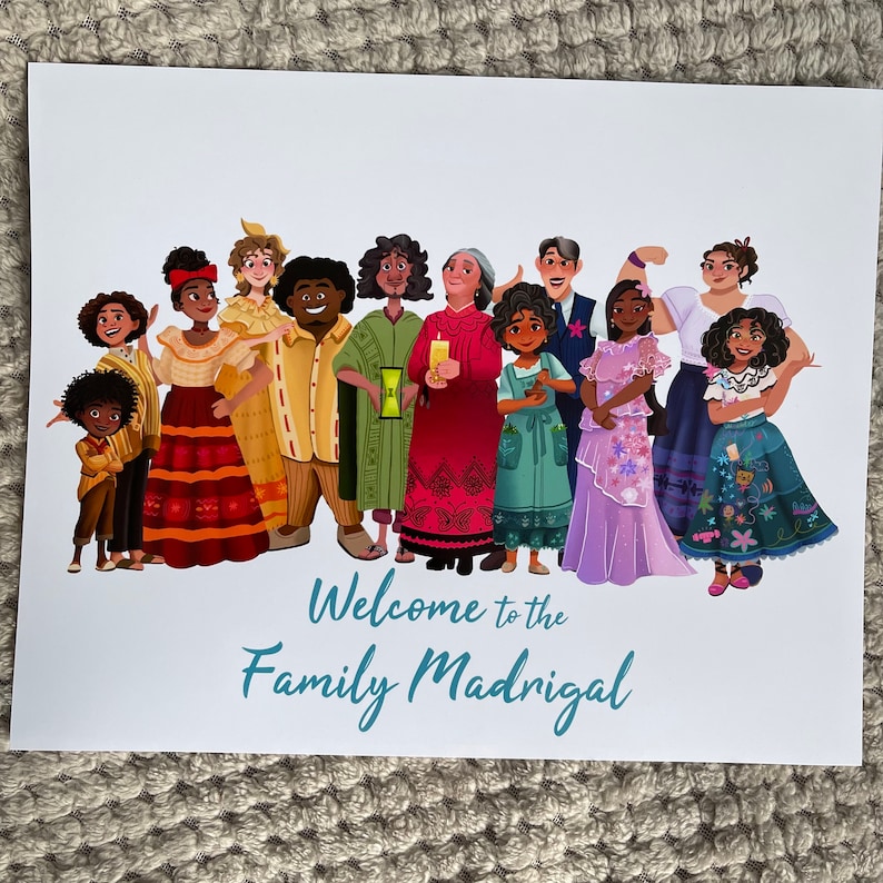 Encanto Family Madrigal Print - Etsy Sweden