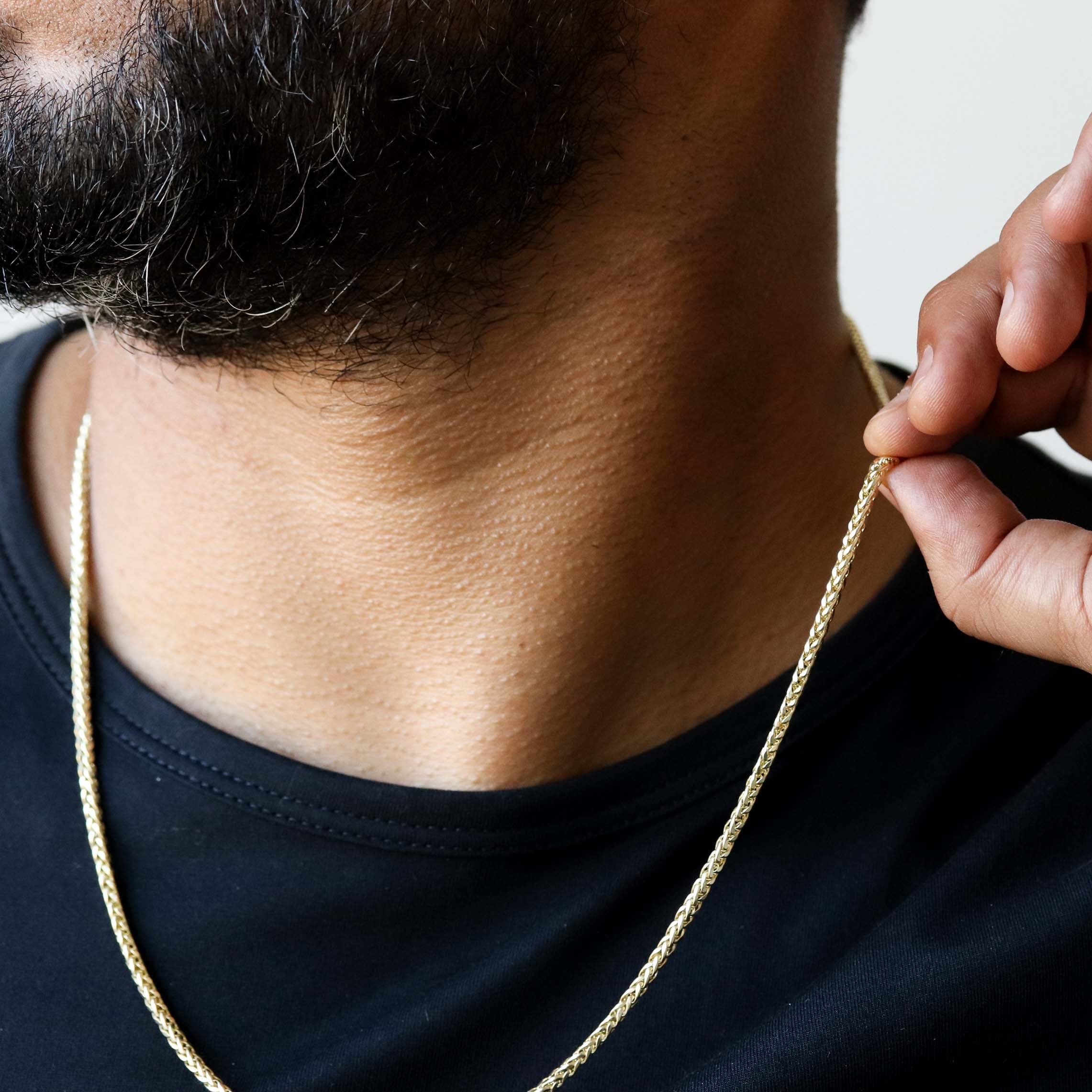 Mens Wheat Chain Gold Wheat Chain Wheat Link Chain Wheat - Etsy