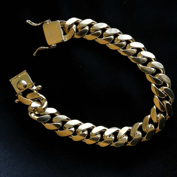 Solid Gold Bracelet - Etsy