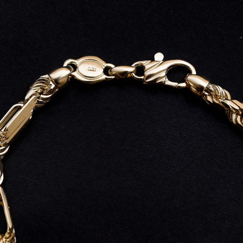 Milano Gold Chain, Milano Chain, Figarope Chain, 14K Gold Necklace ...